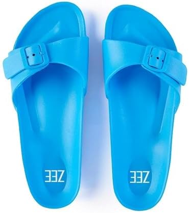 ZEE womens EVA-LASTIC-DAMA Flat Sandal, Baby Blue, 37 EU price in Egypt ...