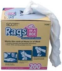 Amazon.com: Scott Products 75260 Scott Rags In-A-Box 200 Count : Health ...