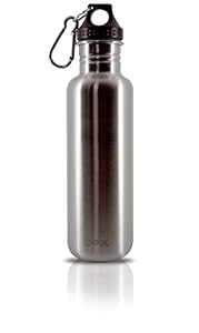 Glogg Wide-Neck 750ml Stainless Steel Water Bottle - Carabiner Top ...