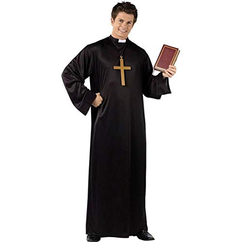 Fun World Adult Priest Costume Standard Black on Galleon Philippines