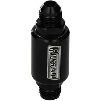 Amazon.com: Edelbrock 650103 Male #8 3.25" Length Fuel Filter-Black ...