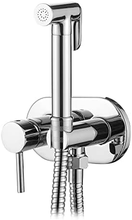 Ibergrif M22010 - Round Concealed Shower Mixer Set, Hot and Cold Bidet ...