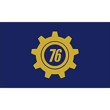 Amazon.com : Fallout Flag | Vault-Tec Vault 76| 3x5 ft / 90x150cm ...