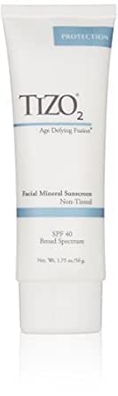 Amazon.com: TIZO 2 Non-Tinted Facial Mineral Sunscreen SPF 40 , 1.75 oz ...