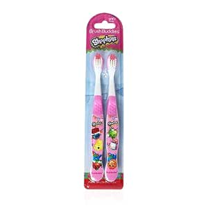 Amazon.com: Brush Buddies 2 Piece Shopkins Toothbrush : Health & Household