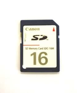 Amazon.com: Canon SDC-16M Secure Digital Memory Card SD for Powershot ...