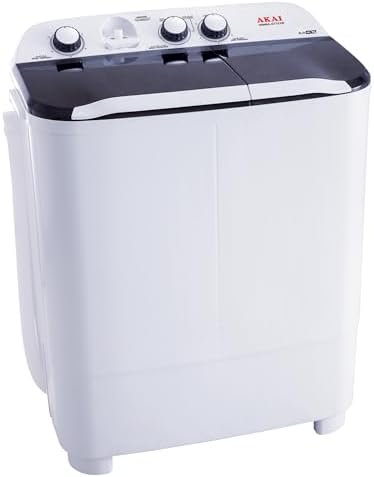 AKAI 6 Kg Twin Tub Semi Automatic Washing Machine with One Year ...