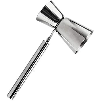Amazon.com: BarConic Stainless Steel Jigger with Handle.75 oz x 1.25 oz ...