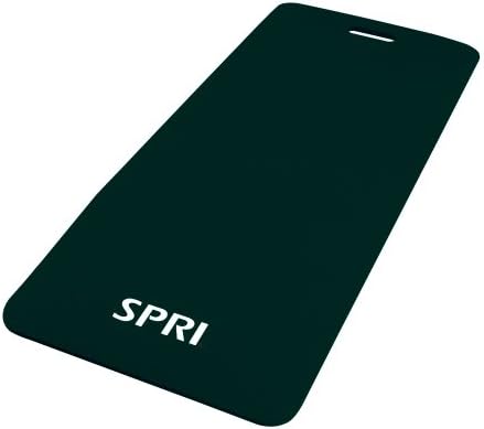 SPRI MAT-BL Exercise Mats (Black, 48"x 20"x 1/2-Inch) | Pricepulse