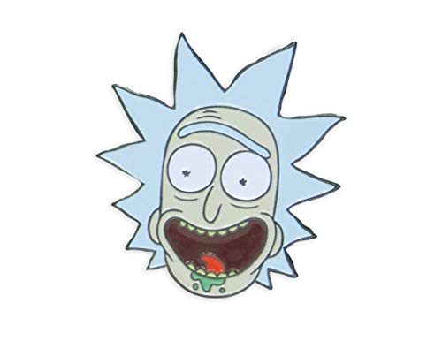 Rick and Morty Enamel Pin - Rick's Face in Pakistan - StarShop.pk