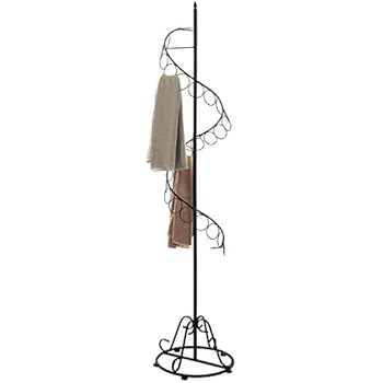 Amazon.com: Spiral Purse Tree Display Rack, 15 Hooks, Black Wrought ...