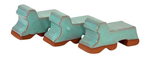 Amazon.com: Ceramic Pot Feet 3-Pack -Copper Glaze- Made In USA- Flower ...