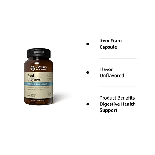 Nature's Sunshine Digestive Enzymes - Powerful Proprietary Blend for ...