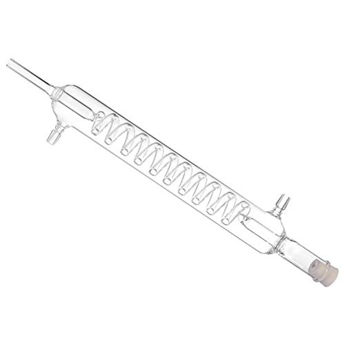 Borosilicate Glass Condenser Pipe Glass Condenser with 24/40 Joint Coil ...