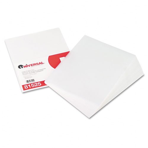 Amazon.com : Universal : Project Folders, Jacket, Poly, Letter, Clear ...