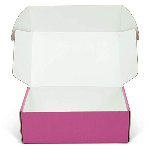 Hot Pink Shipping Boxes | 9" x 6" x 3" Pink Shipping Box | Pink Gift ...