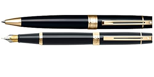 Sheaffer 300 Duo Black Lacquer and Gold Appointments Limited Series ...