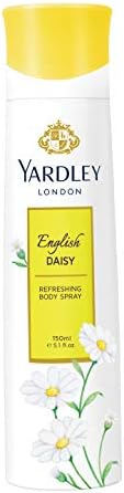 Yardley London English Daisy Body Spray For Women, Elegant Dewy Fresh ...