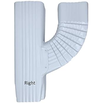 Y Downspout Funnel for Rectangular Downspouts (3x4, Low Gloss White ...