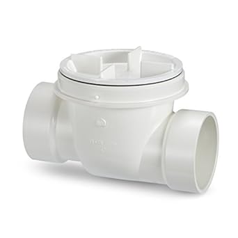 Zurn BW2930-PV4 PVC Backwater Valve, 4" Solvent Weld Connection Size ...