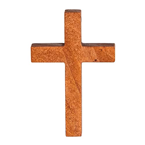 50 Pack Bulk Mini Wooden Crosses for Crafts, Tiny Cross Charms for ...