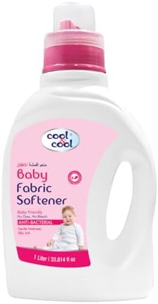 Cool & Cool Gentle Baby Fabric Softener 1 Liter- Anti Bacterial, Dye ...
