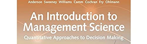 An Introduction to Management Science: Quantitative Approach | Pricepulse