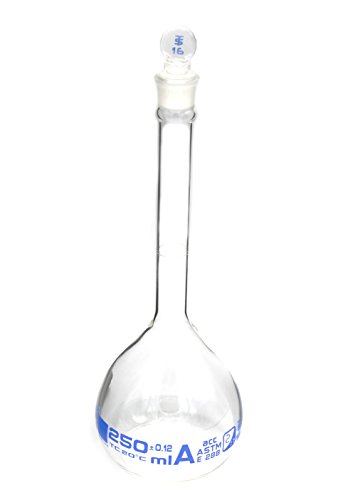 Buy Volumetric Flask, 250ml - Class A, ASTM - Tolerance ±0.120 ml ...