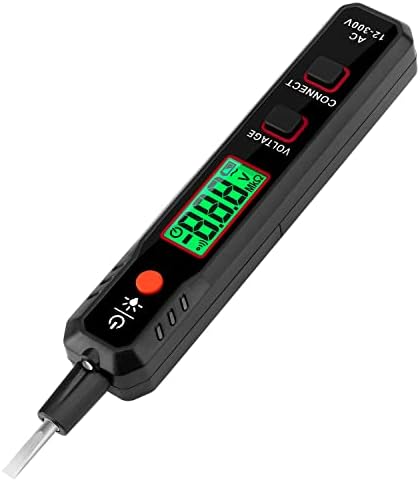 KAIWEETS Voltage Tester/ 12V-300V Non-Contact and Contact Voltage Pen ...