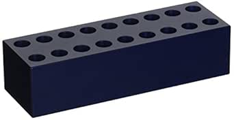 Labconco 4026402 Aluminum Tube Rack, Holds 1.5ml x 18 Microcentrifuge ...