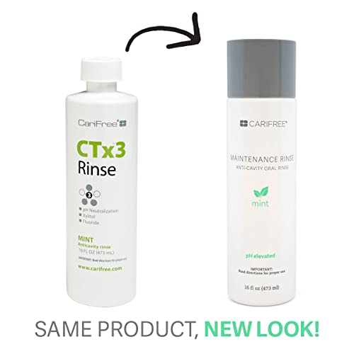 CariFree Maintenance Rinse (Mint): Fluoride Mouthwash | Dentist ...