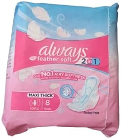 Always Maxi Thick Feather Soft 2 in 1 Long Pads - 8 Pads price in Egypt ...