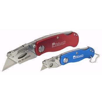 Amazon.com: Pittsburgh 93439 Mini Folding Lock-Back Utility Knife with ...