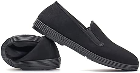 سعر Czgcpyc Kung Fu/Martial Arts/Tai Chi Shoes Rubber Sole Unisex Canvas Black, 42 EU فى ...