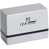 Sun Stamp Pre-Inked Stamper, A Type ,BLUE PAD: Amazon.in: Office Products