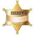 Amazon.com: Joyful Artistry Sheriff Stickers - 120 Sheriff Badge ...