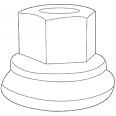 Amazon.com: Mopar Lug Nut 6509424AA : Automotive