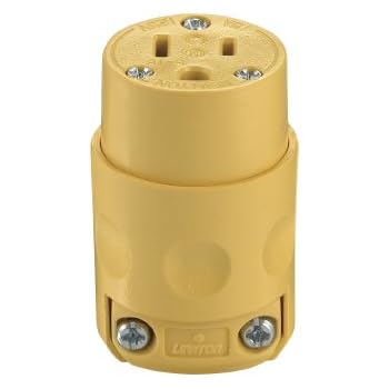 Leviton R51-515CV-0OR Conector de PVC y Conexión a Tierra, color ...