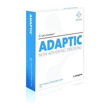 Amazon.com : Systagenix Adaptic Touch Non-Adhering Silicone Dressing ...