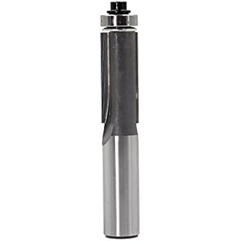 Yonico 14174 Panel Pilot Flush Trim Router Bit with 1/2" Shank, 0.25 ...