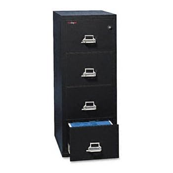 Amazon.com : FireKing 42125CBL Four-Drawer Vertical File, 20-13/16w x ...