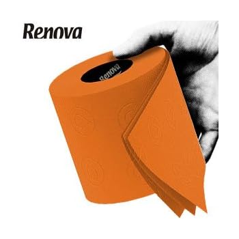 Amazon.com: Renova RNVJ0002OR Orange 3 Ply Toilet Paper (6 Rolls): Home ...