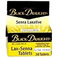 Black Draught Senna Laxative Tablets relieves Constipation - 30 Count ...