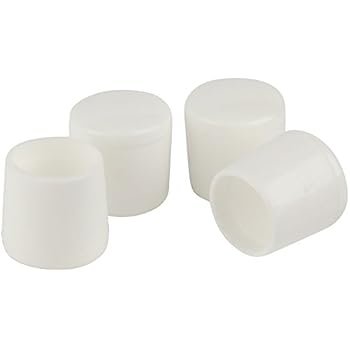SoftTouch Rubber Leg Tip (4 Piece), 1/2", White - Furniture Hanging ...