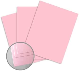 Amazon.com : ColorMates Light Pretty Pink Card Stock - 8 1/2 x 11 in 65 ...