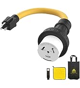 Amazon.com: 30 Amp to 15 Amp 110 RV Adapter Cord, NEMA 5-15P Male to TT-30R Female Electrical ...