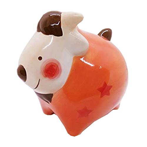 5" Tall Goat Piggy Bank Ceramic Animal Farm Pottery Statue Table Decor ...