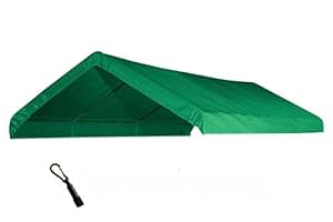 Amazon.com : 10X20 Heavy Duty Green Canopy Top Cover with Valance ...