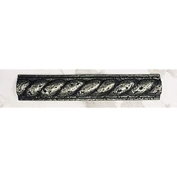 Amazon.com: 2x13 Roman Rope Metallic Silver Resin Decor Listello Border ...