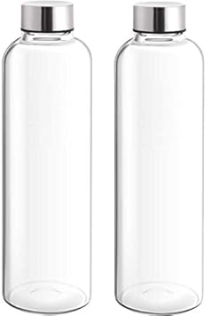 Buy Treo by Milton Clarion Borosilicate Glass Water Bottle (2, 760 ml ...